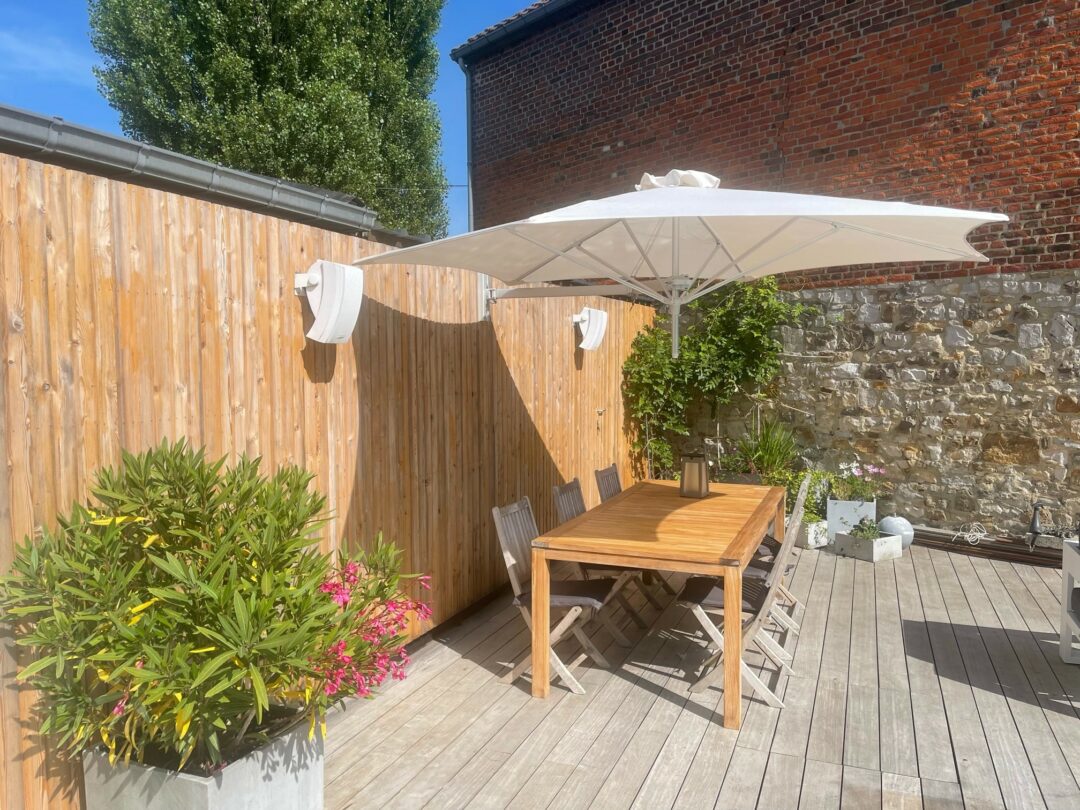 Paraflex Wall Mounted 300 Round Umbrella